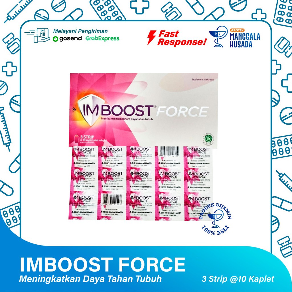 Jual IMBOOST FORCE 1 BOX 3 STRIP @ 10 KAPLET | Shopee Indonesia