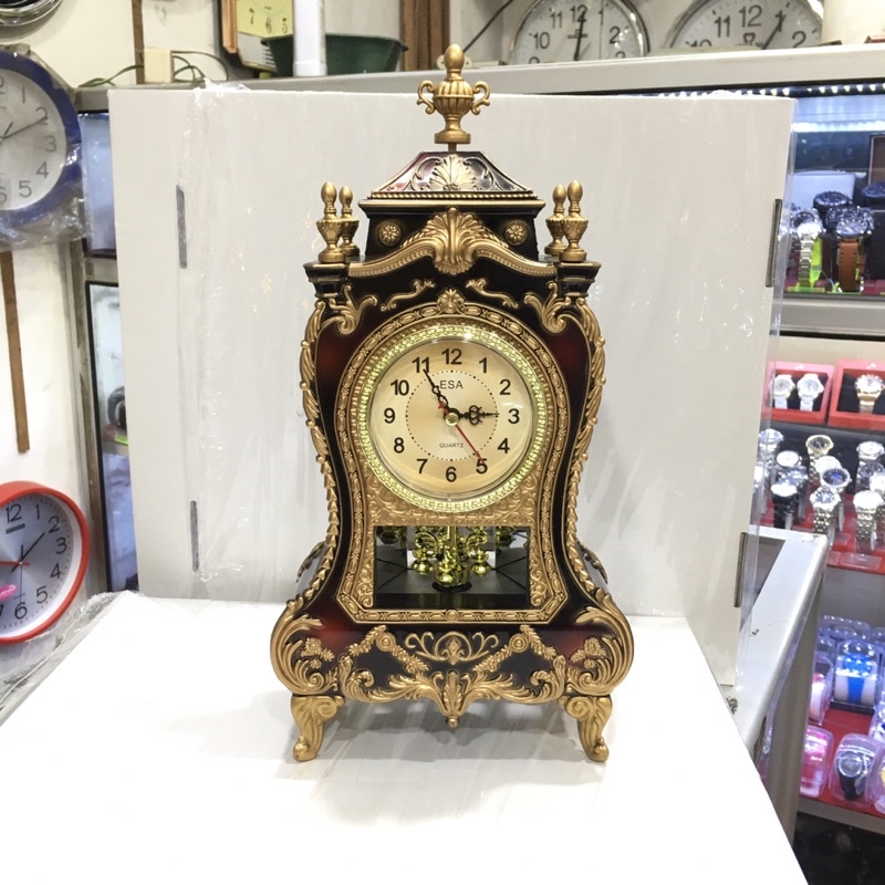 Jual jam meja antik vintage klasik giok bunyi dan gandul | Shopee Indonesia
