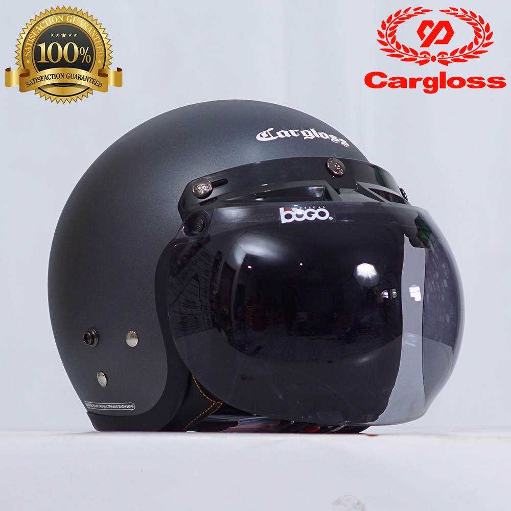 Jual Helm Cargloss Anchory Grey Doff Original Cargloss Free Visor Helm ...