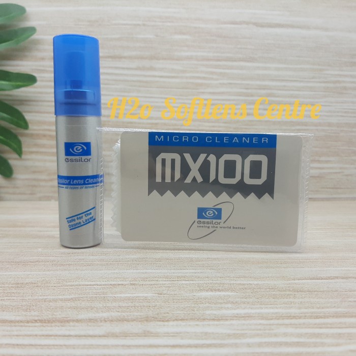Jual Paket Pembersih lensa MX100 + lens cleaner by Essilor | Shopee ...