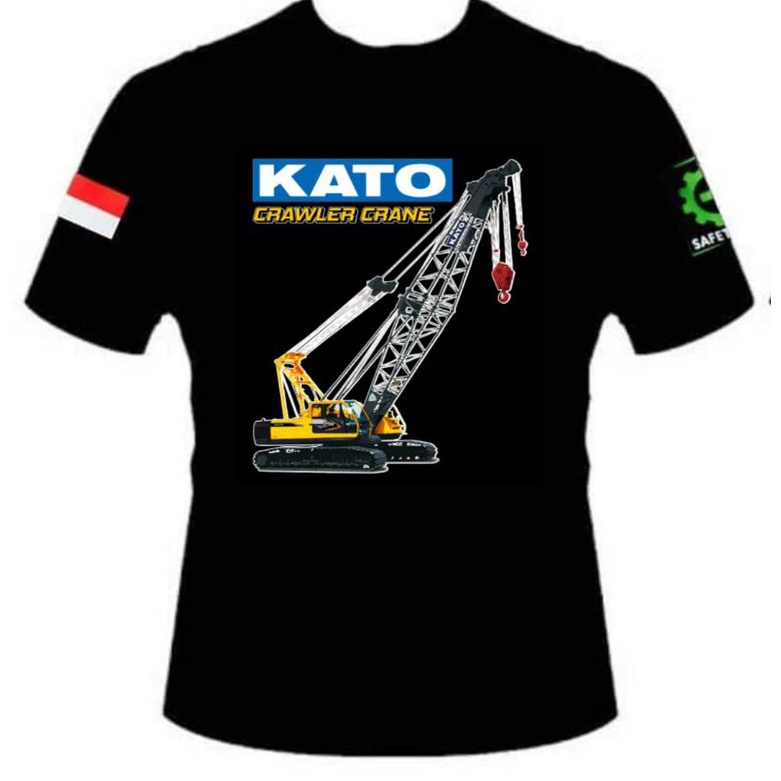 Jual Baju Kaos lengan pendek crane Kato/kaos distro alat alat proyek ... Jual Baju Kaos lengan pendek crane Kato/kaos distro alat alat proyek ...