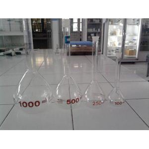 Jual Volumetric Flask 100 ml Pyrex ( Labu Ukur 100 ml Pyrex) Grade A | Shopee Indonesia