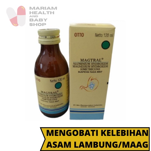 Jual Magtral Sirup Rasa Mint 120 ml | Obat Maag | Tukak Lambung ...