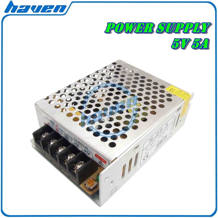 Jual Switching Power Supply 5V 5A / Switching 5V 5A Body Kecil | Shopee Indonesia