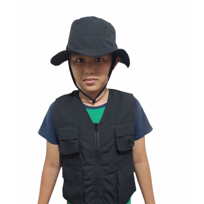 Jual Rompi anak petualang paket lengkap, Rompi Celana dan Topi Konveksi ...