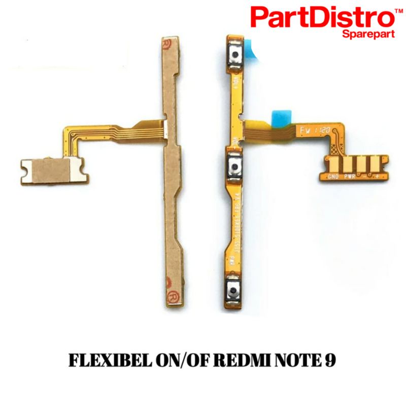 Jual FLEXIBEL ON/OF VOLUME XIAOMI REDMI NOTE 9/FLEKSIBEL TOMBOL POWER ...