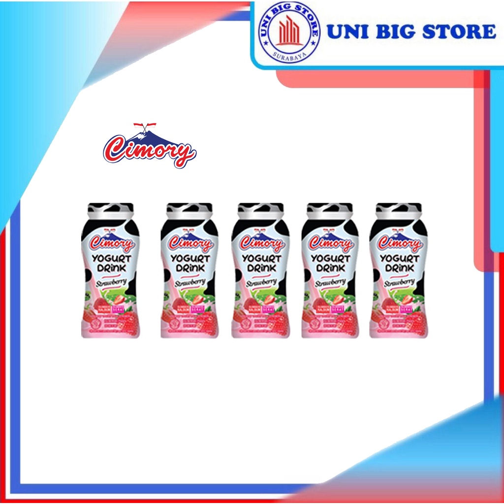 Jual Cimory Mini Yogurt Drink Original Strawberry BlueBerry MixBerry 70 ...