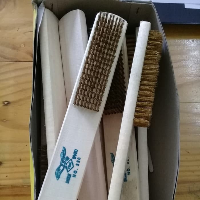 Jual Sikat Kawat Kuningan 8 Baris Eagle Brand | Shopee Indonesia