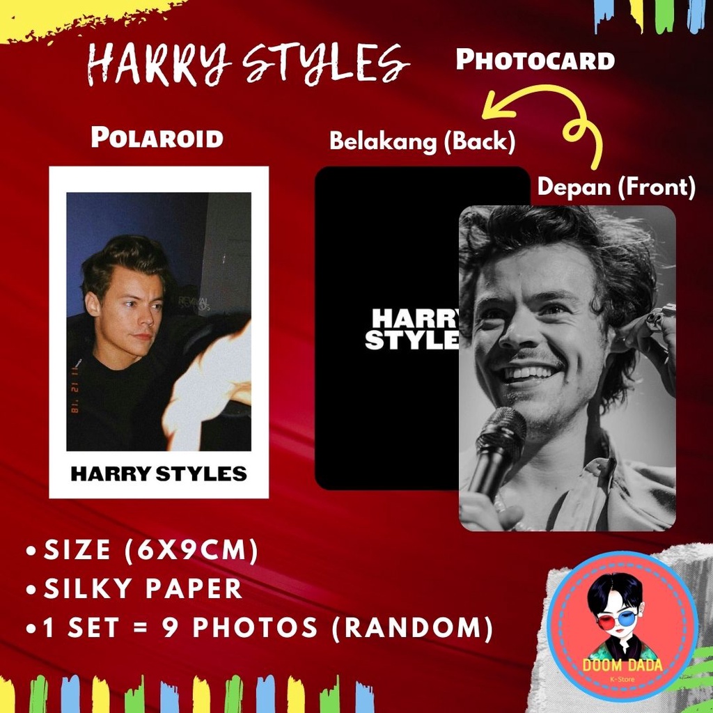 Jual POLAROID HARRY STYLES ONE DIRECTION / PHOTOCARD HARRY STYLES ...