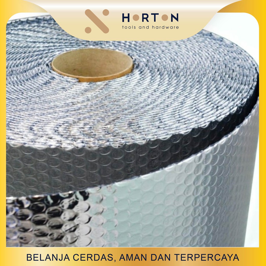 Jual Aluminium Foil Bubble / Insulasi Atap / Peredam Panas Atap Meteran ...
