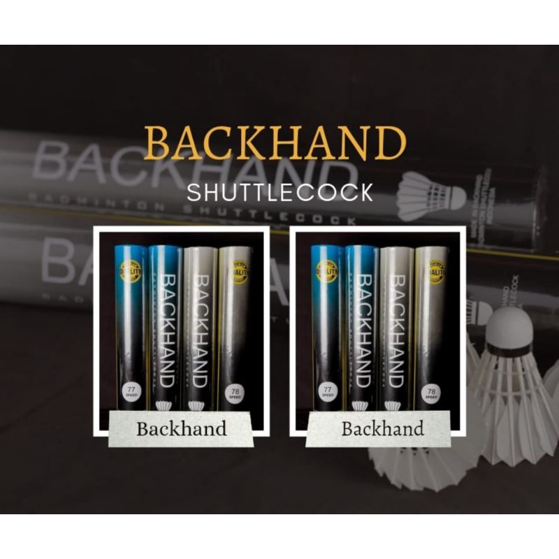 Jual backhand shuttlecock kok speed 77 dan 78 original kok badminton ...