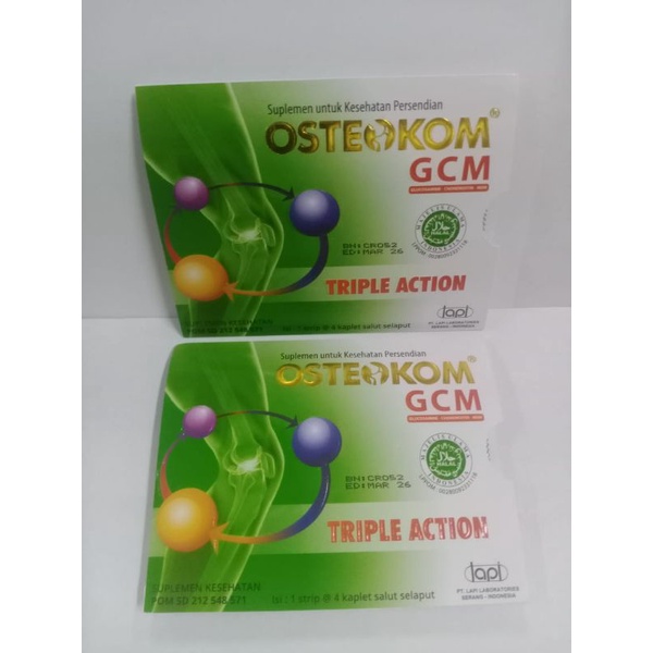 Jual Osteokom GCM isi 4 Tablet | Shopee Indonesia