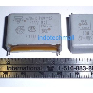 Jual Capacitor Film 470n 474 0,47uF 310V Vishay MKT | Shopee Indonesia