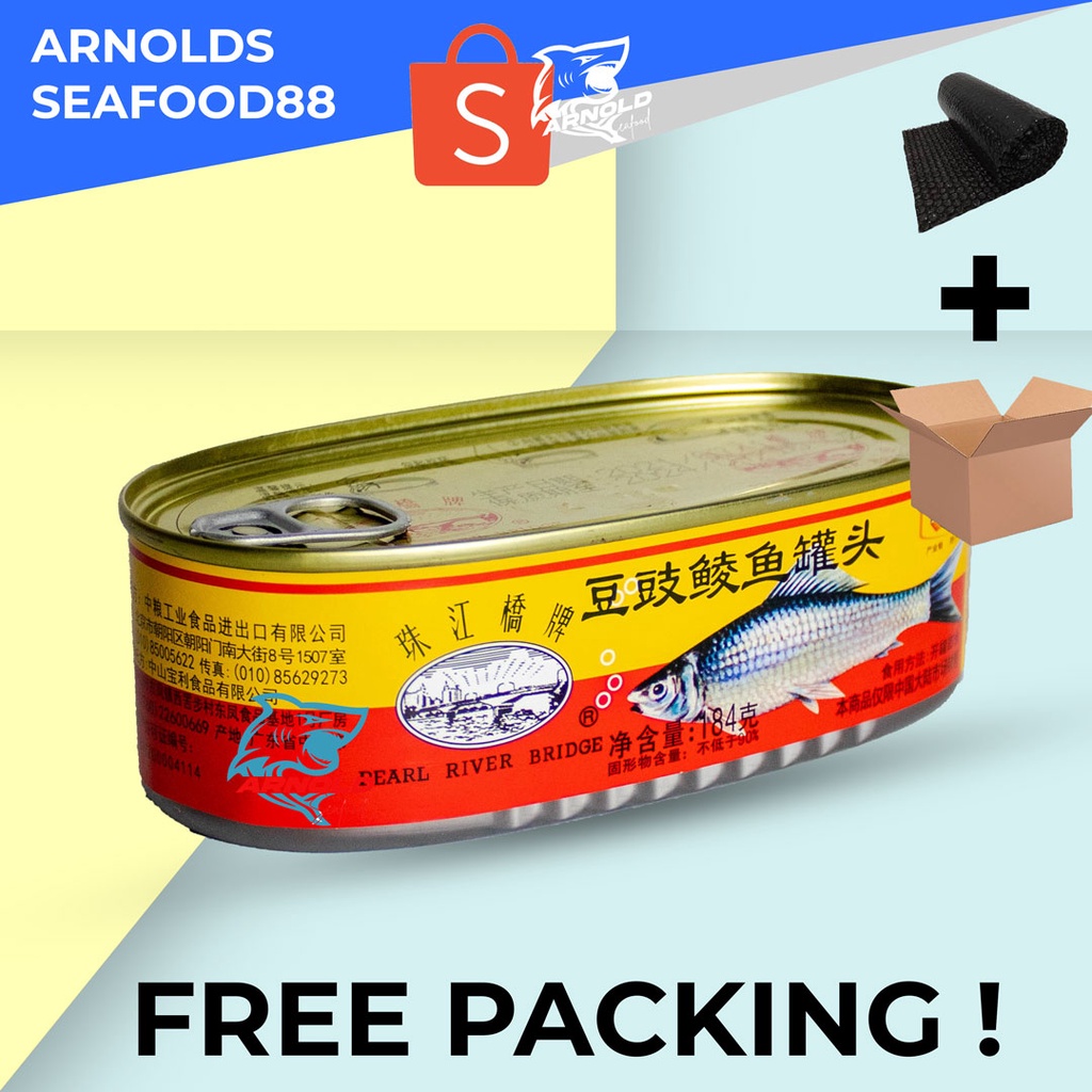 Jual Pearl River Bridge Fried Dace with Salted Black Beans / Ikan Tausi ...