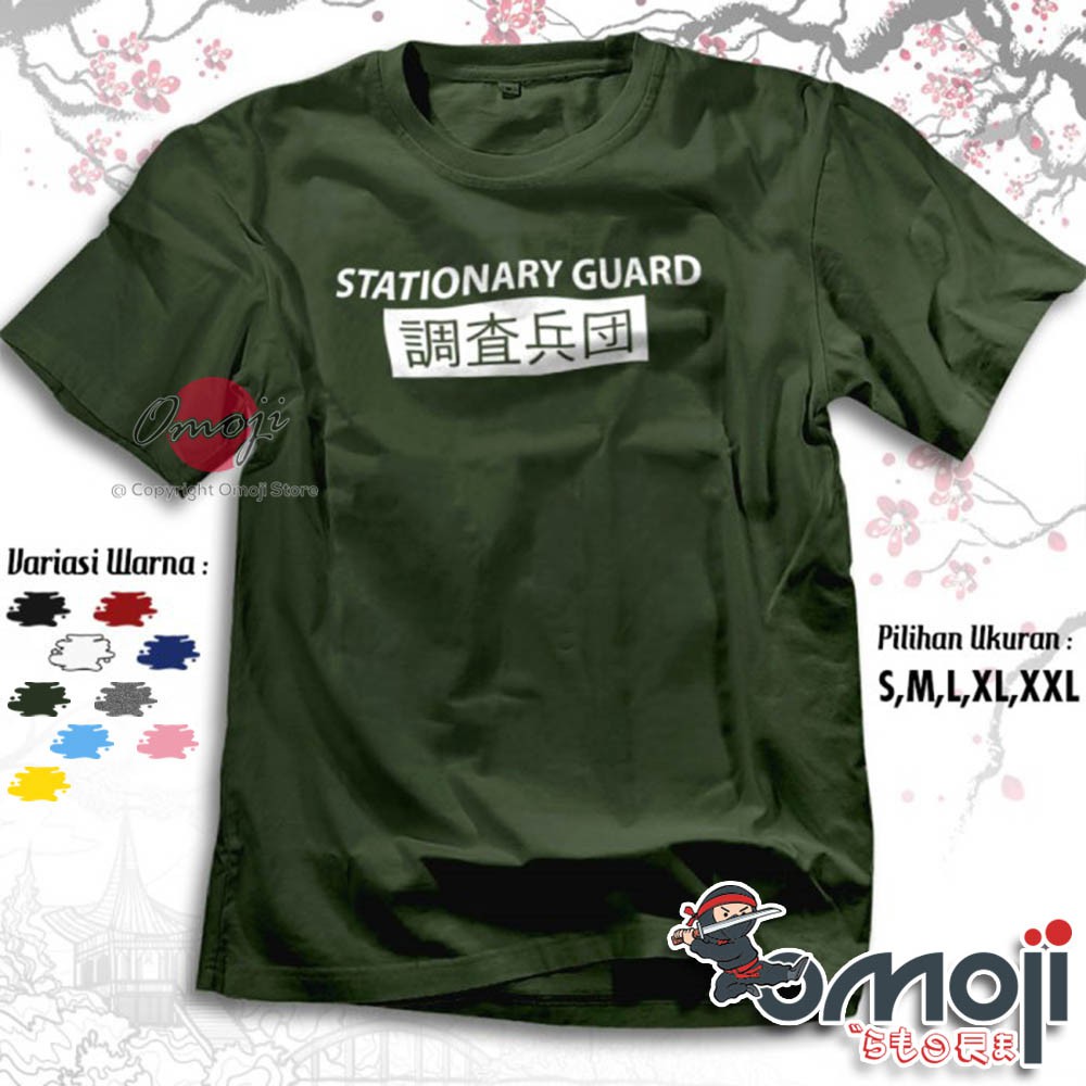 Jual Kaos Anime STATIONARY GUARD AOT ATTACK ON TITAN SNK SHINGEKI NO ...