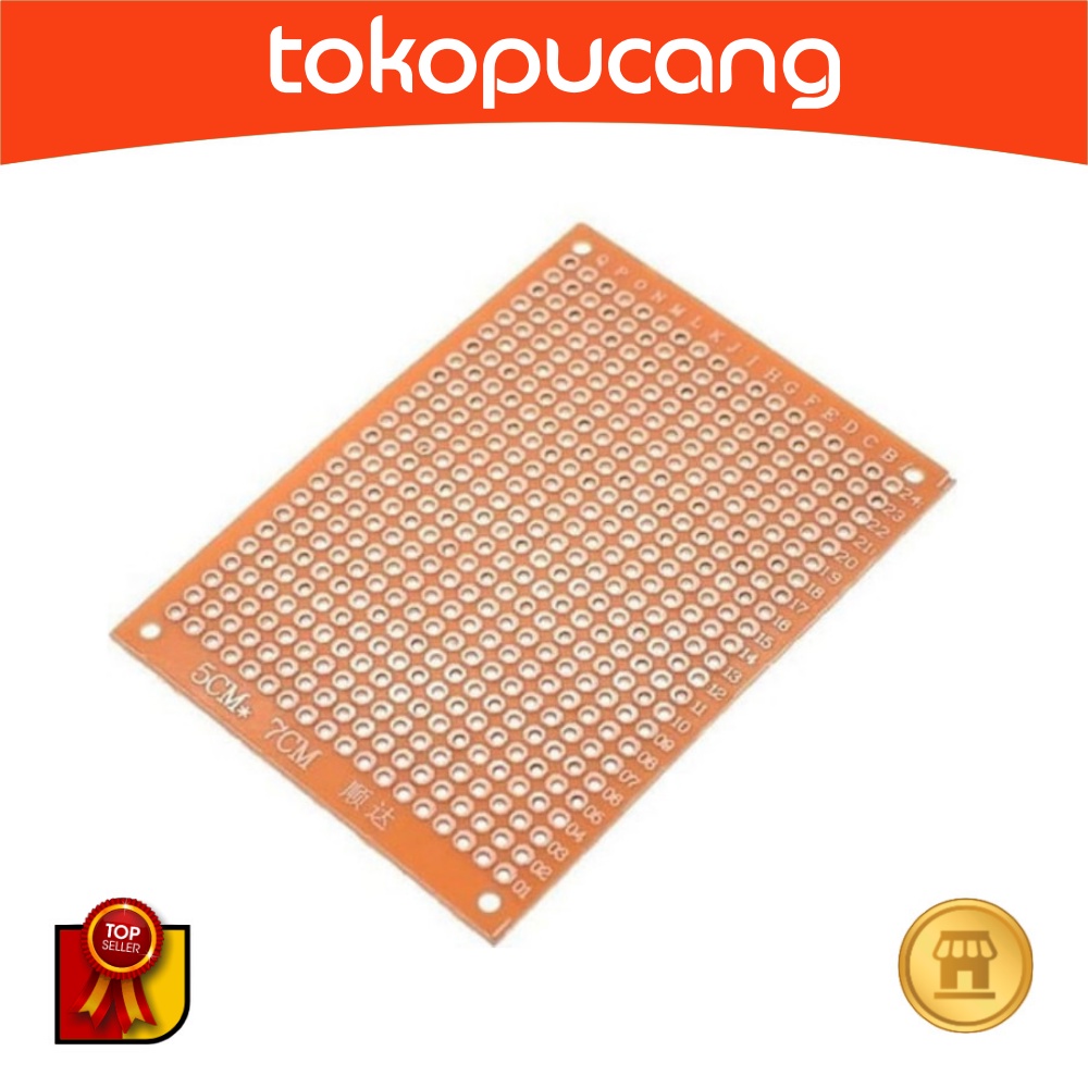 Jual 5 x 7 5x7 5*7 5 * 7 cm PCB Bolong Lubang Prototype High Quality ...