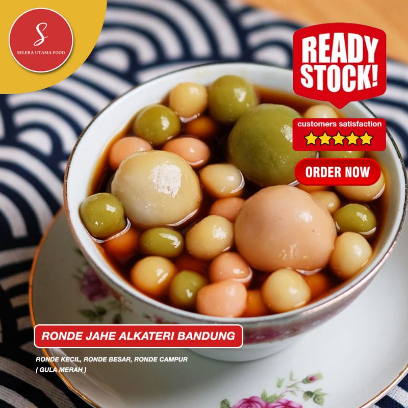 Jual Wedang Ronde Jahe Alkateri Bandung - Frozen Pack - Gula Merah ...
