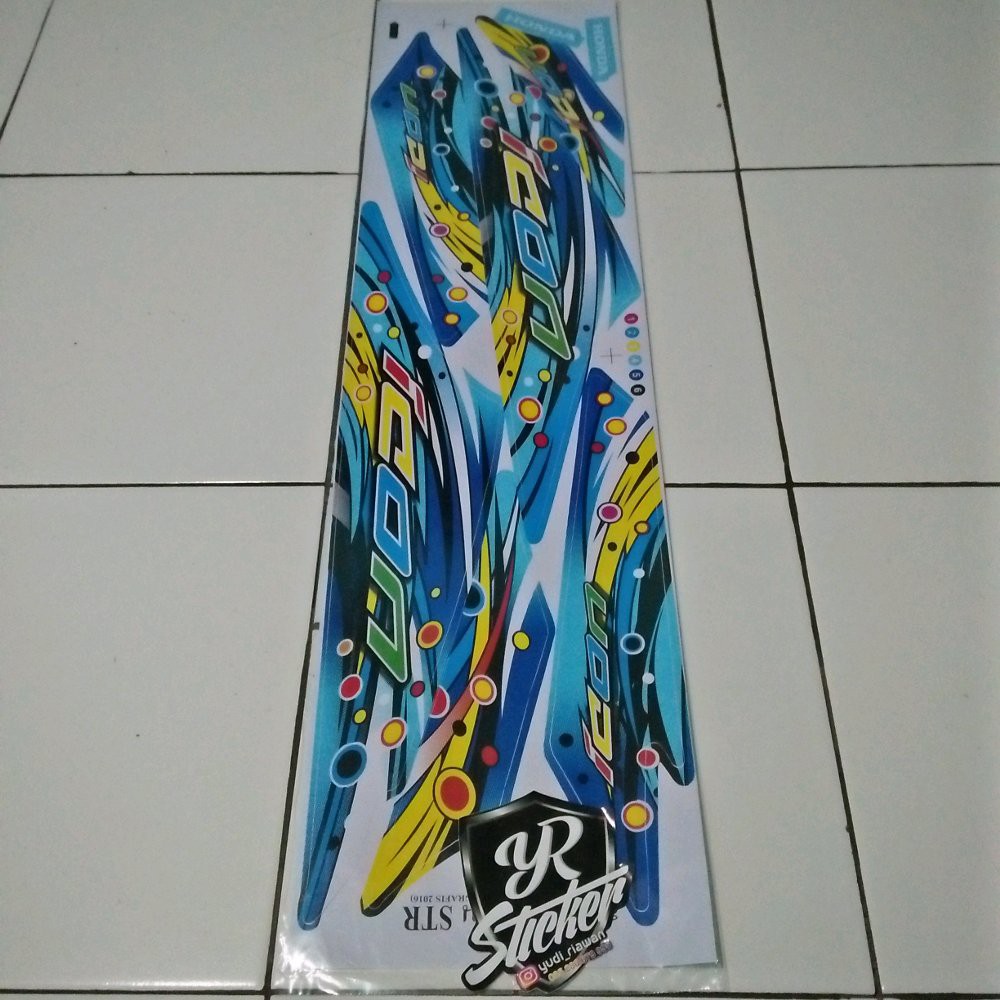Jual Stiker striping sticker lis variasi honda beat karbu 2007-2012 ...