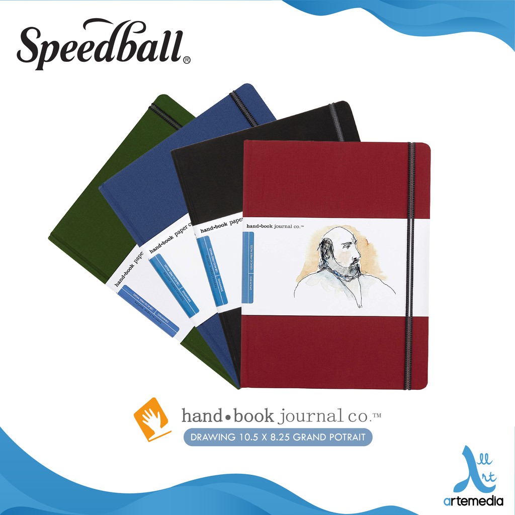 Jual Speedball Hand Book Journal Grand Portrait Drawing Sketchbook ...
