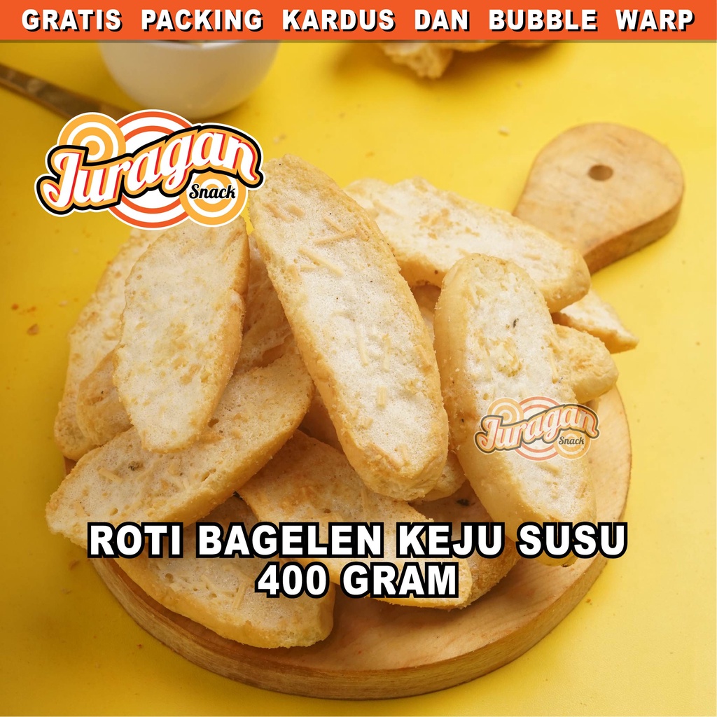 Jual ROTI KERING BAGELEN KEJU SUSU 400 gram snack kiloan makanan ringan ...