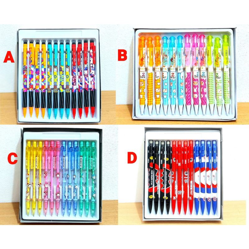 Jual pensil mekanik cetek fancy tizo 0.5mm harga satuan | Shopee Indonesia