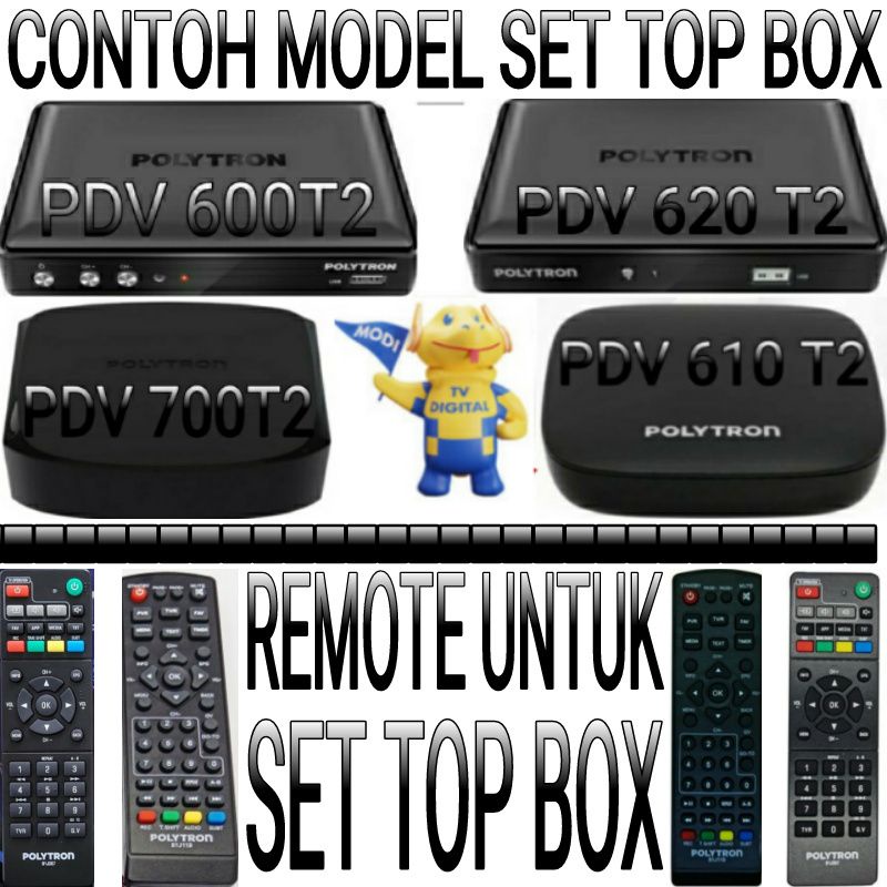 Jual REMOTE UNTUK SET TOP BOX POLYTRON LANGSUNG/TINGGAL PAKAI | Shopee ...