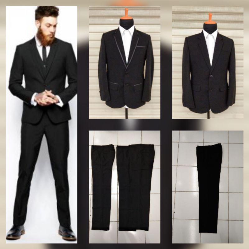 Jual 1 stel jas bahan dop jas nikah jas maten Jas wisuda jas almamater ...