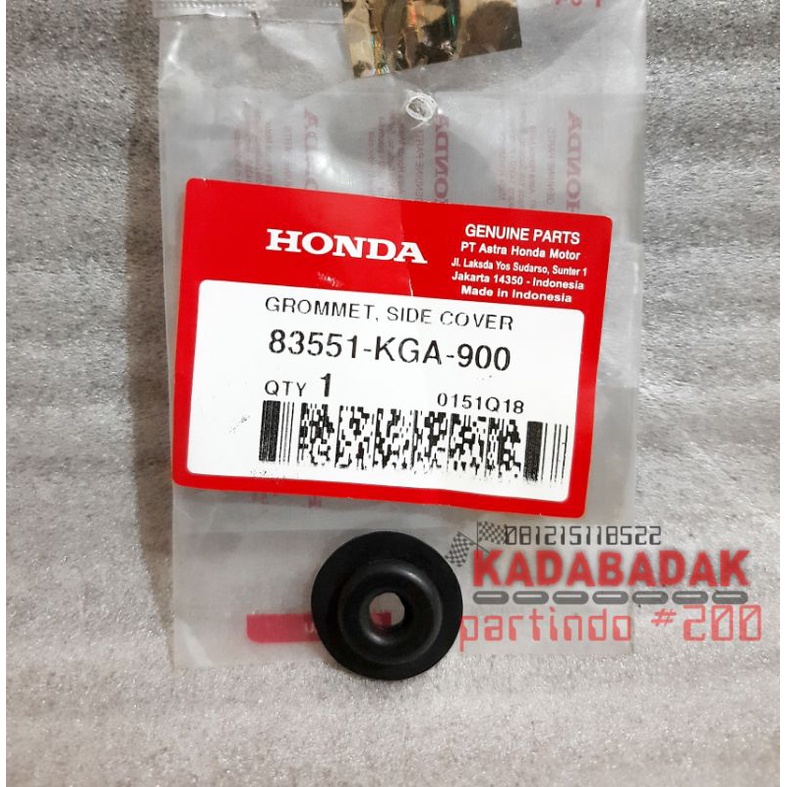 Jual ORI AHM Rubber Grommet Side Cover Karet Body Tangki Depan Original ...