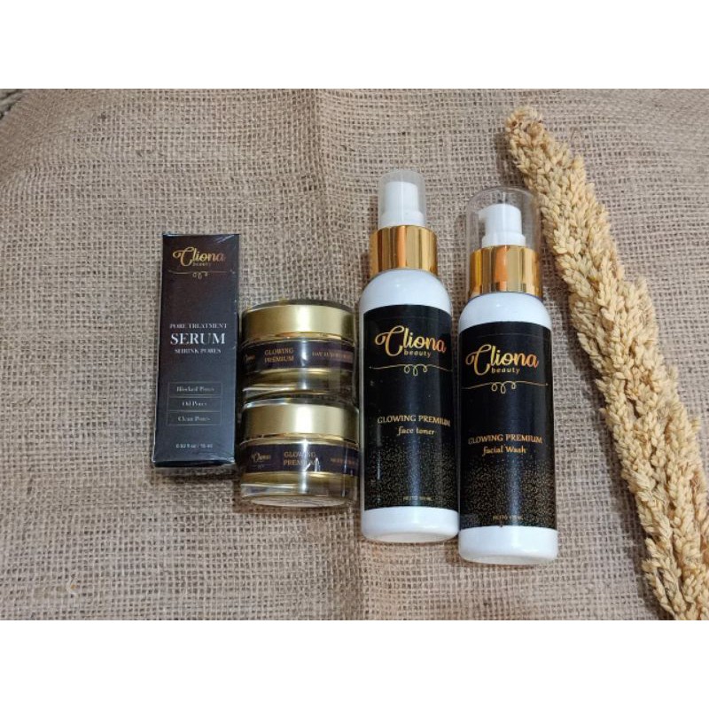 Jual cliona beauty paket lengkap (glowing premium kemasan baru ...