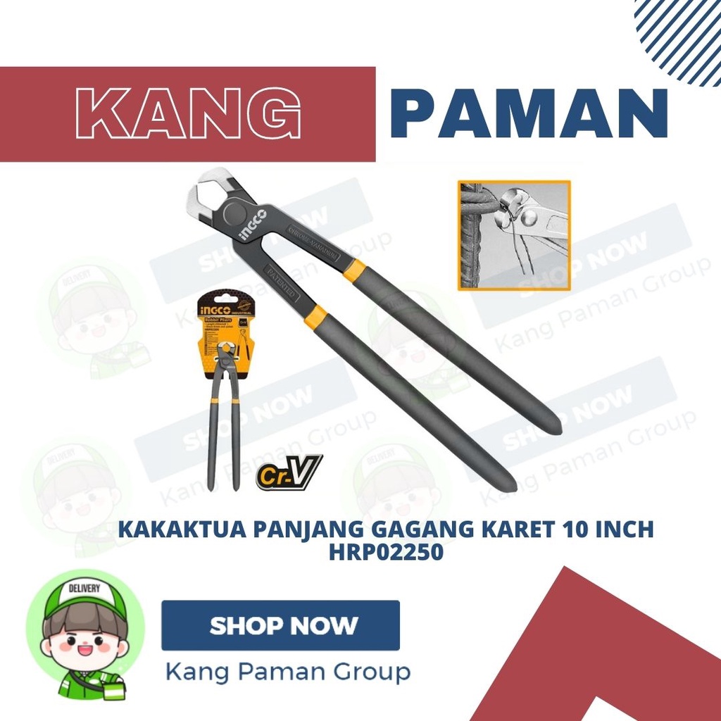 Jual Tang Kakaktua 10" Ujung Bulat Rabbit End Cutting Plier INGCO ...