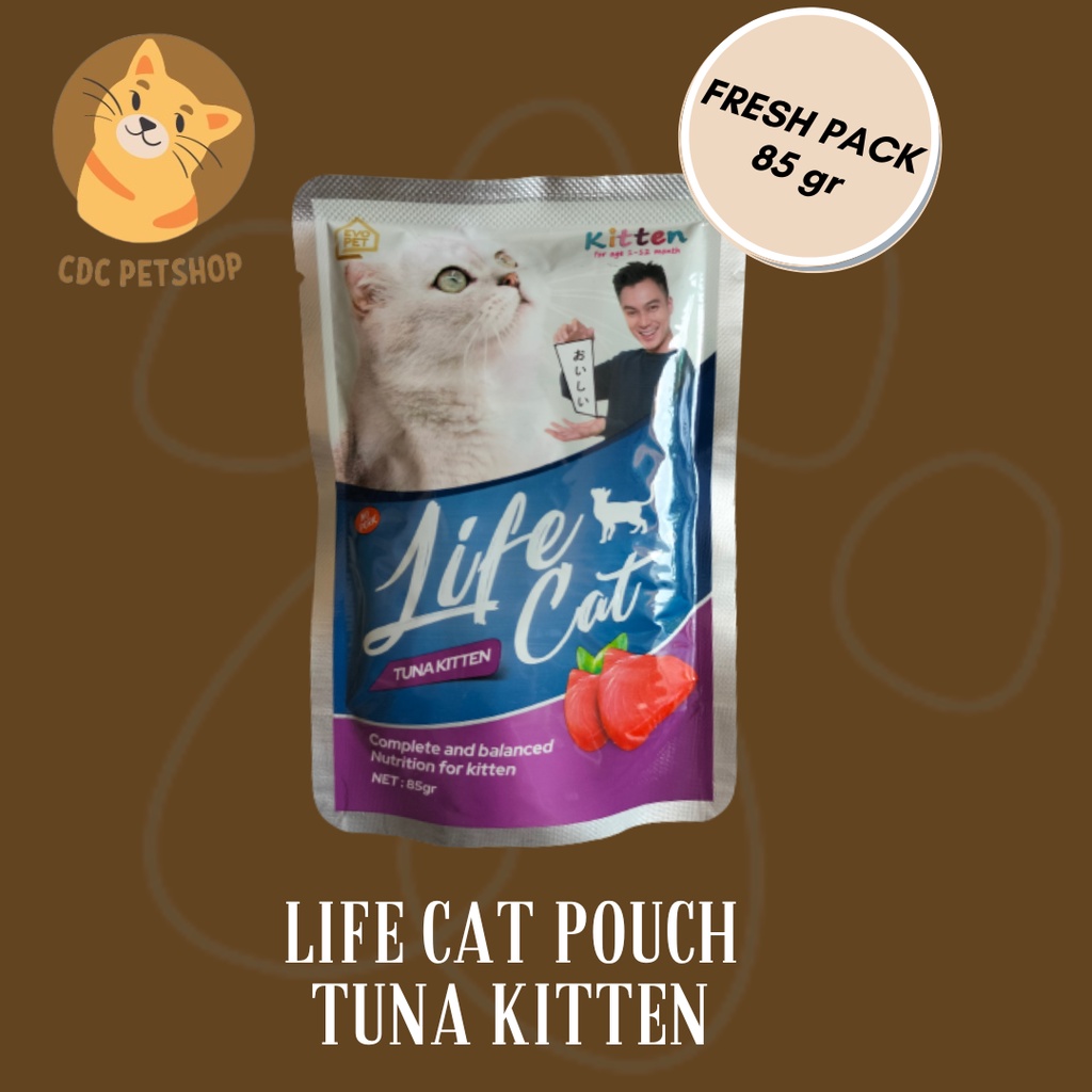 Jual Life cat pouch 85gr rasa Tuna Kitten | Shopee Indonesia