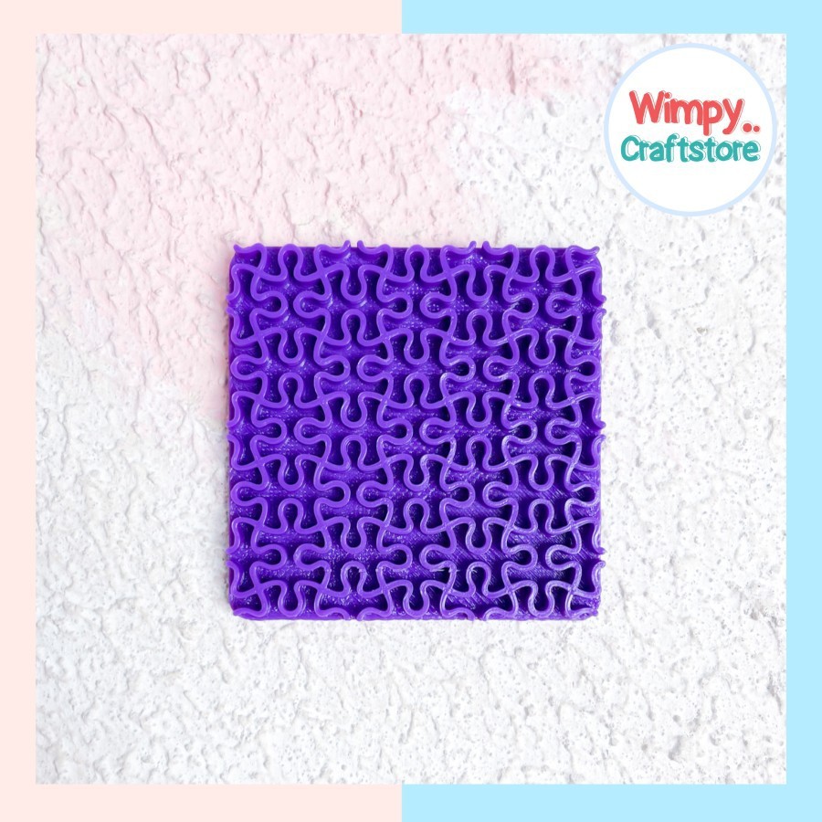 Jual Wimpy Embossing Stamp Cetakan Texture Motif Fondant Cetakan Clay ...