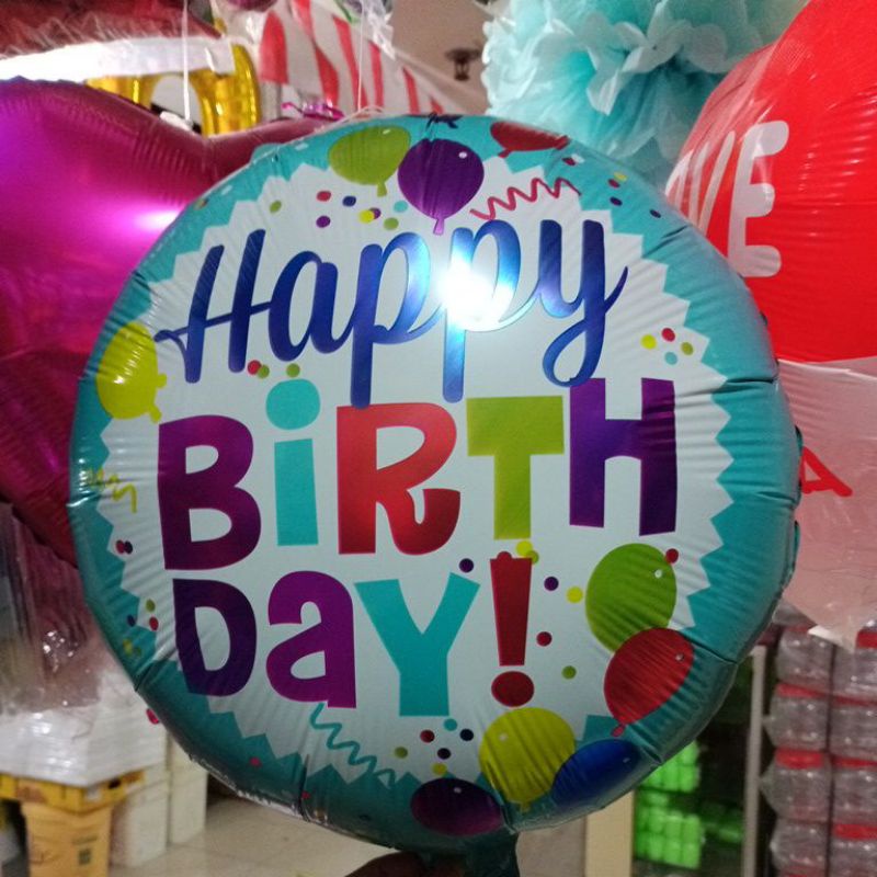 Jual BALON BULAT HAPPY BIRTHDAY | Shopee Indonesia