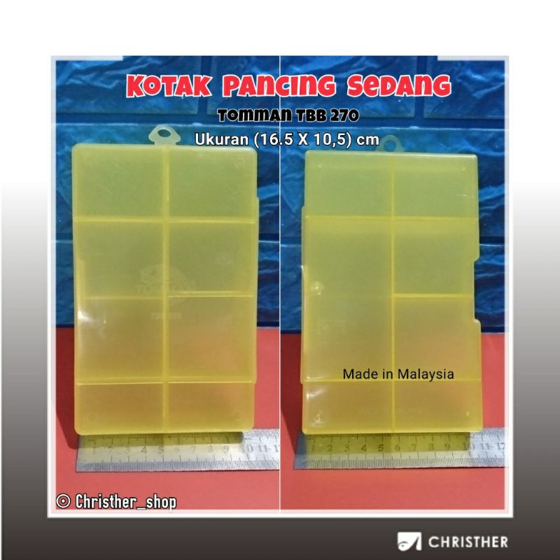 Jual Kotak Pancing TOMMAN TBB 270 Made in Malaysia / Peralatan Mancing ...
