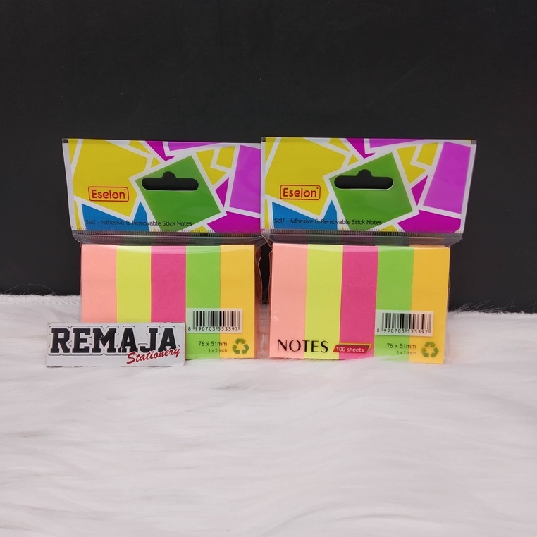 Jual Stick Note / Post It Eselon baris 5 warna 76*51mm | Shopee Indonesia