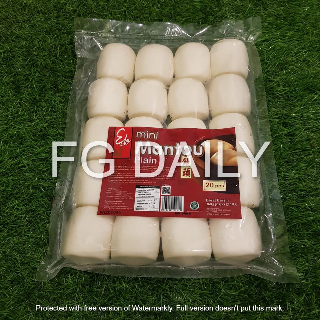 Jual Mantau edo mini plain frozen isi 20 | Shopee Indonesia