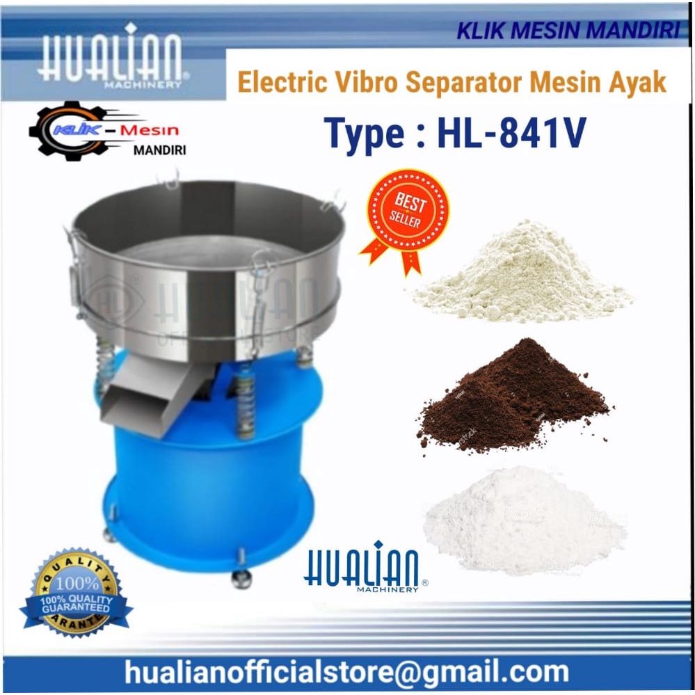 Jual Mesin Vibro Separator Electric / Mesin ayak Original HL-841V ...