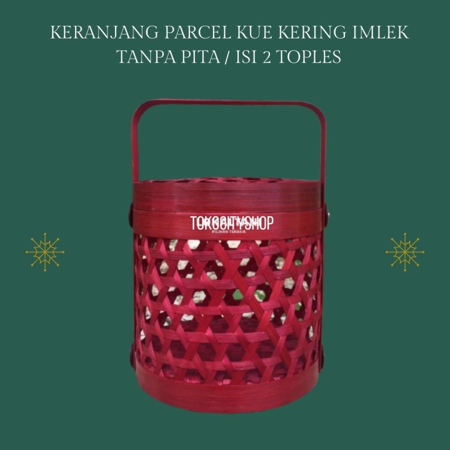 Jual Hampers Bambu / Keranjang Bambu / Keranjang Anyam Imlek | Shopee ...