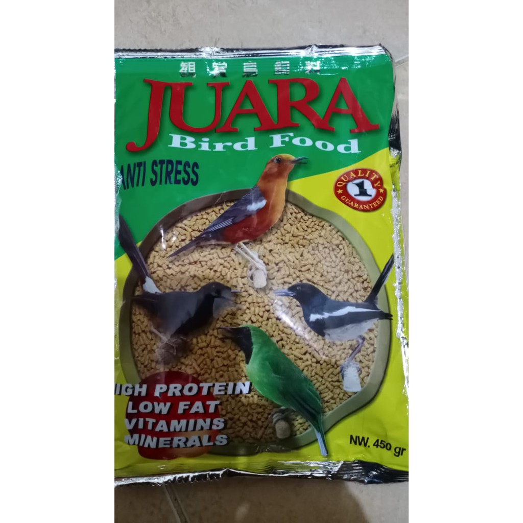 Jual pakan burung juara bird food voer juara burung kacer cendet murai ...