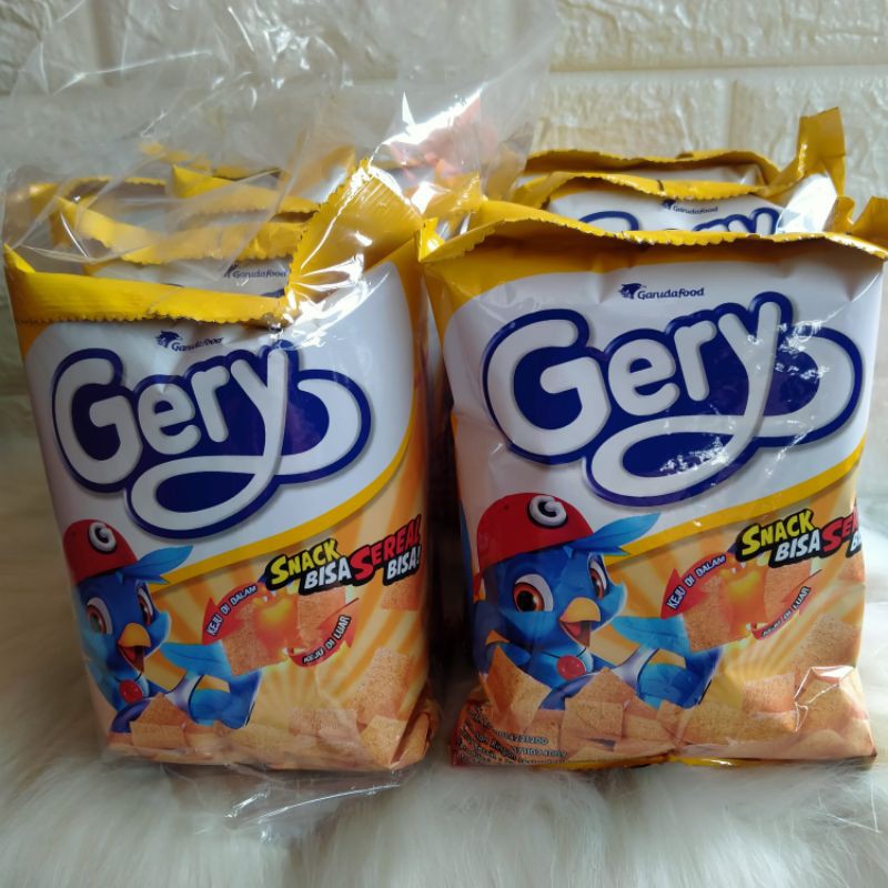 Jual Gery Snack Sereal Bantal Extrude keju - 1 box - 34 gram × 5 pcs ...