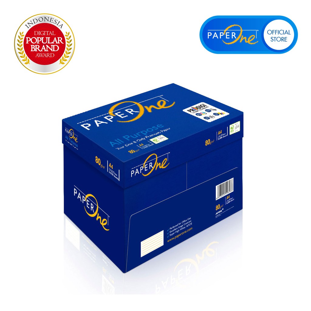 Jual Paperone Kertas A4 80gr All Purpose 1 Box 2500 Lembar Kertas Hvs