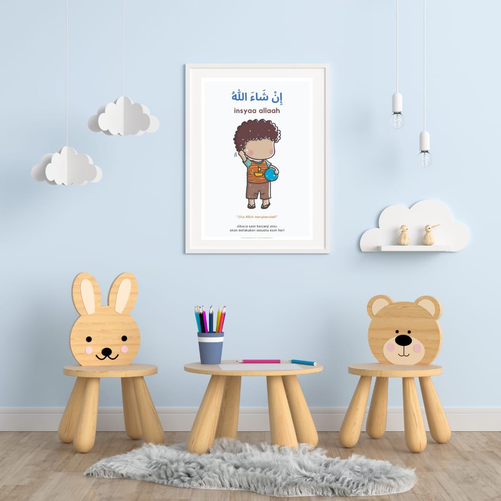 Jual POSTER ANAK MUSLIM (Makhorijul huruf & Mono A3 (Pilihan B ...