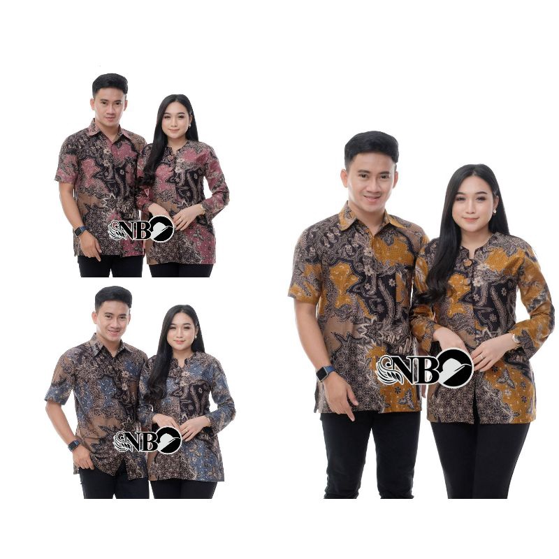 Jual NEW BATIK COUPLE / BAJU BATIK SEPASANG / BATIK AYAH BUNDA - ATASAN ...