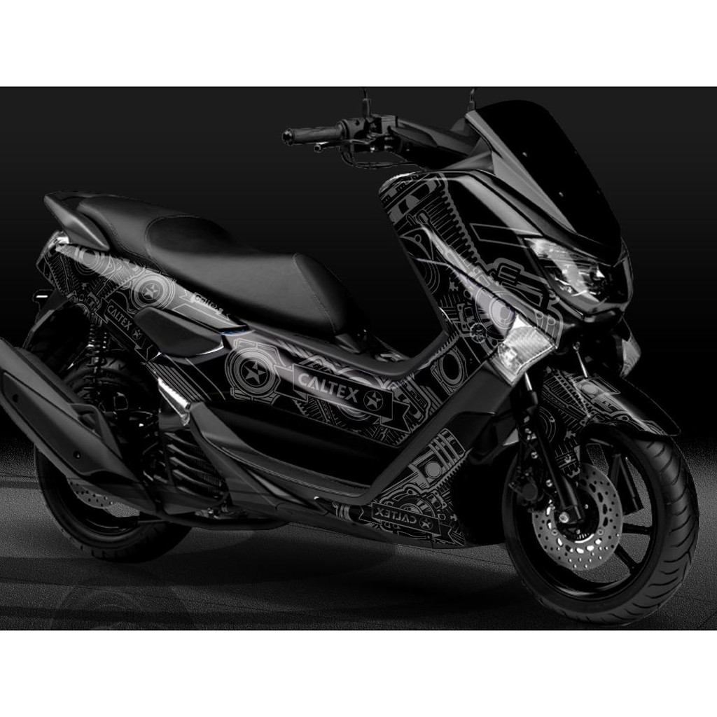 Jual Decal Yamaha Nmax old - NEW 2020 Stiker full body hitam abu-abu ...
