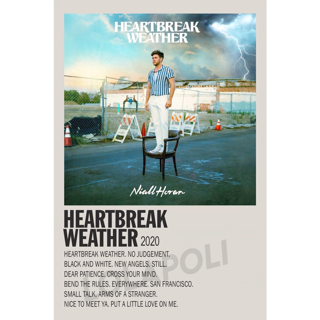 Jual Poster Cover Album Heartbreak Weather - Niall Horan | Shopee Indonesia