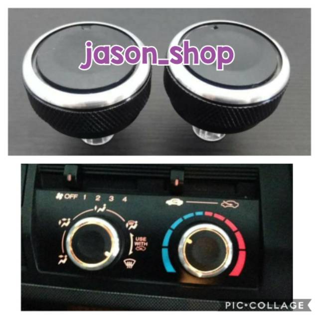 Jual sepasang knob ac HONDA FREED knob putaran tombol ac elegant ...