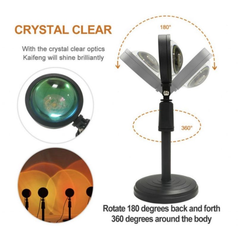 Jual Lampu Sunset Led USB / sunset Lamp Atmostphere Led / Lampu Tidur ...