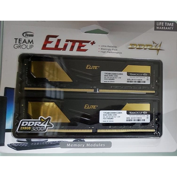 Jual RAM Team Elite Plus DDR4 16 GB (2x8GB) PC 3200 Mhz | Shopee Indonesia