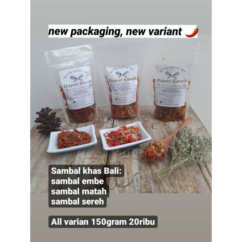 Jual Sambal khas Bali Embe/ Matah/ Sereh Botolan Homemade Tanpa ...