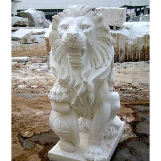 Jual Patung singa duduk 50 cm | Shopee Indonesia